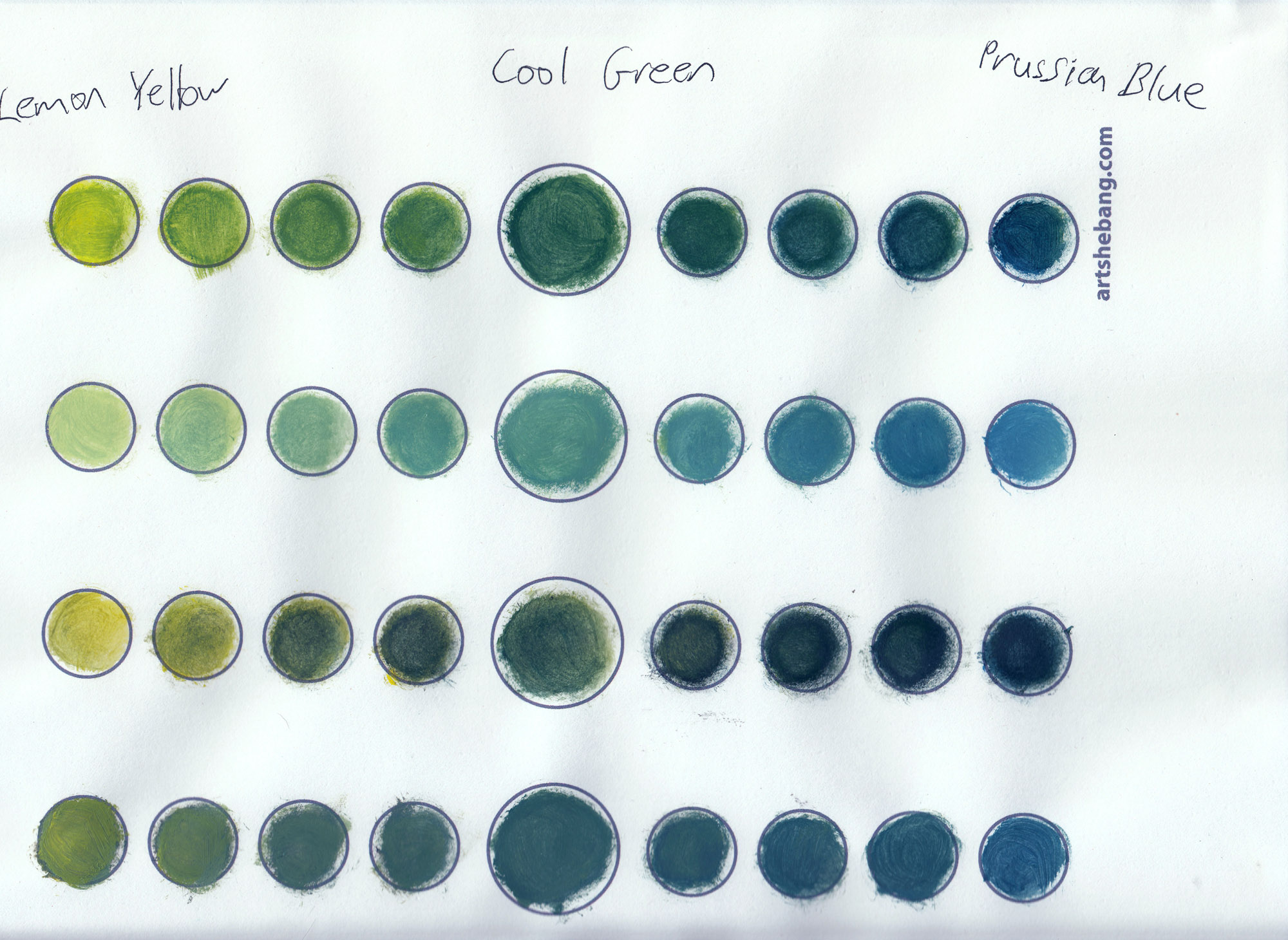 Cool Green 60 Information | Art Shebang